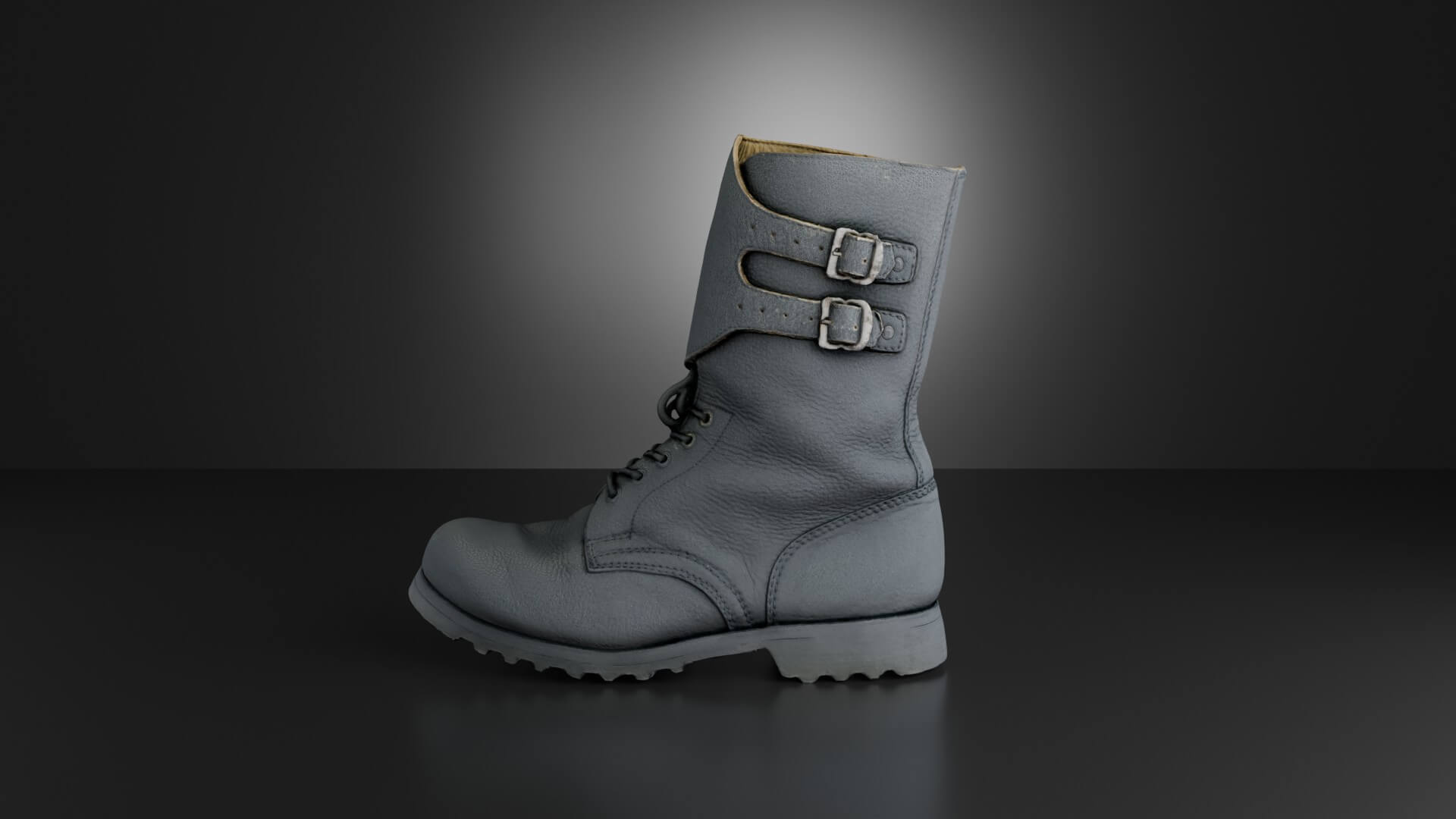 Cold War Army Boot Yugoslavs People Army Combat Boots - 3D Model by Duf1