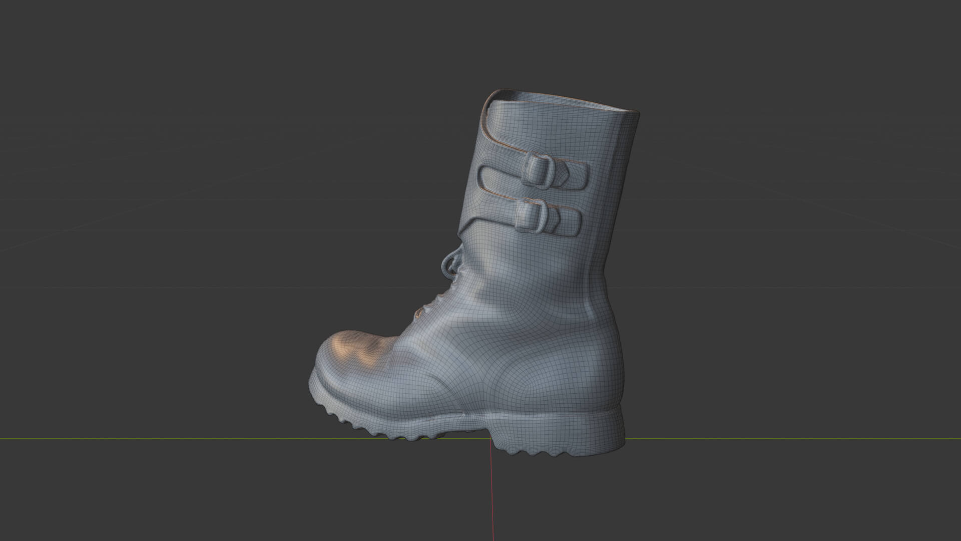 Cold War Army Boot Yugoslavs People Army Combat Boots - 3D Model by Duf1