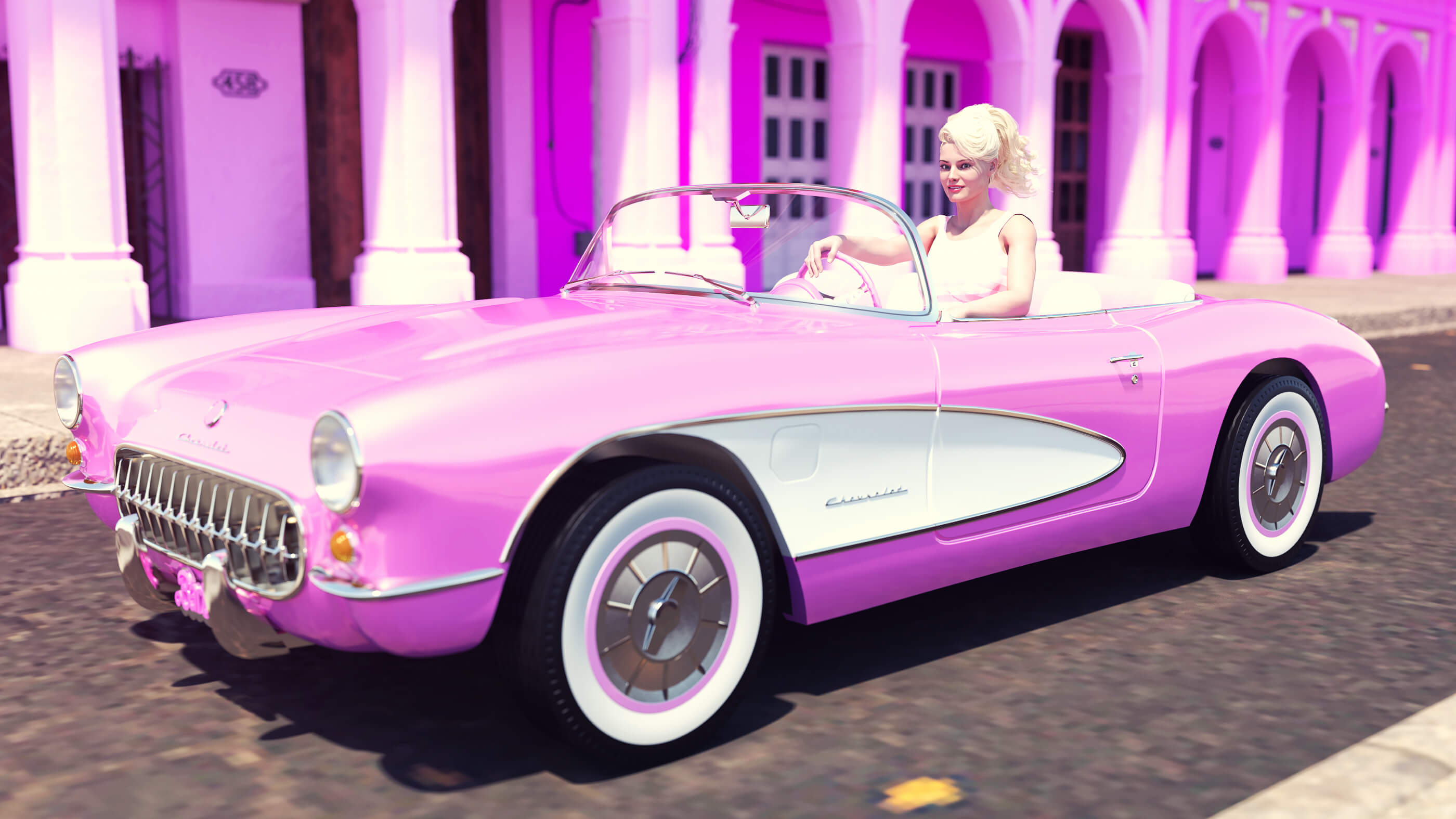 Barbie Corvette for DAZ3D - Daz Content by Dumitas