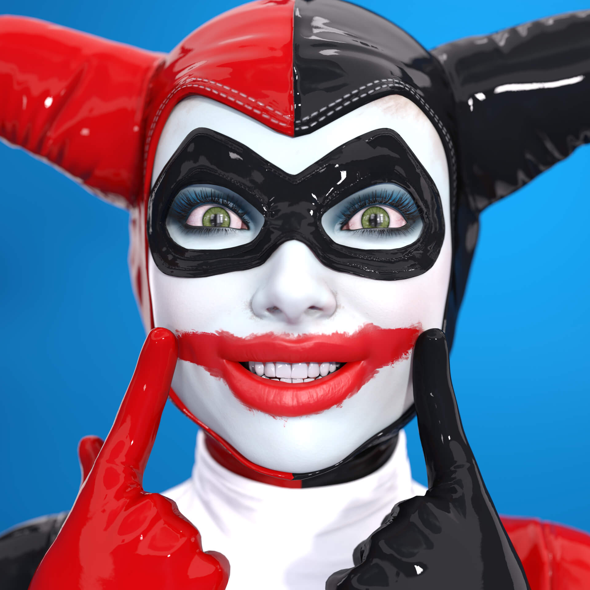Classic Harley Quinn for Genesis 8 Female - Daz Content by Dumitas