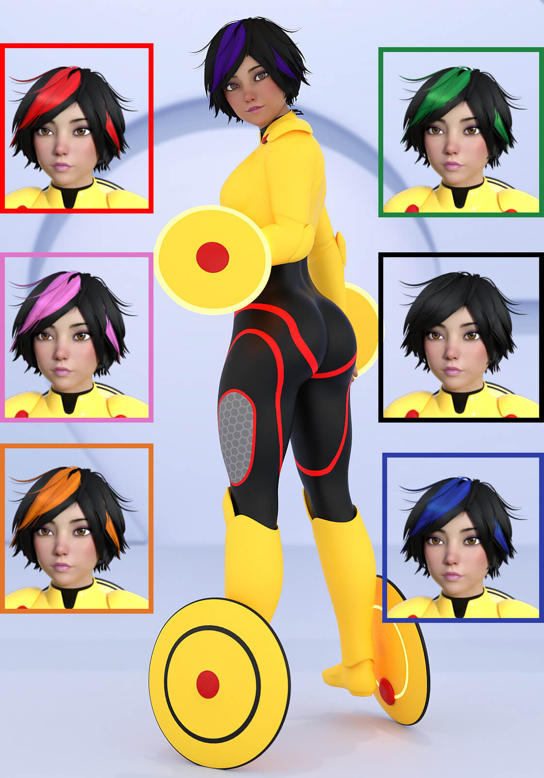 GoGo Tomago for Genesis 8 and 8.1 Female - Daz Content by Dumitas