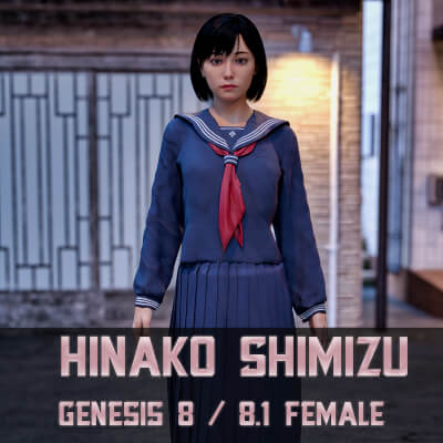 Hinako Shimizu for Genesis 8 Female - Daz Content by Dumitas