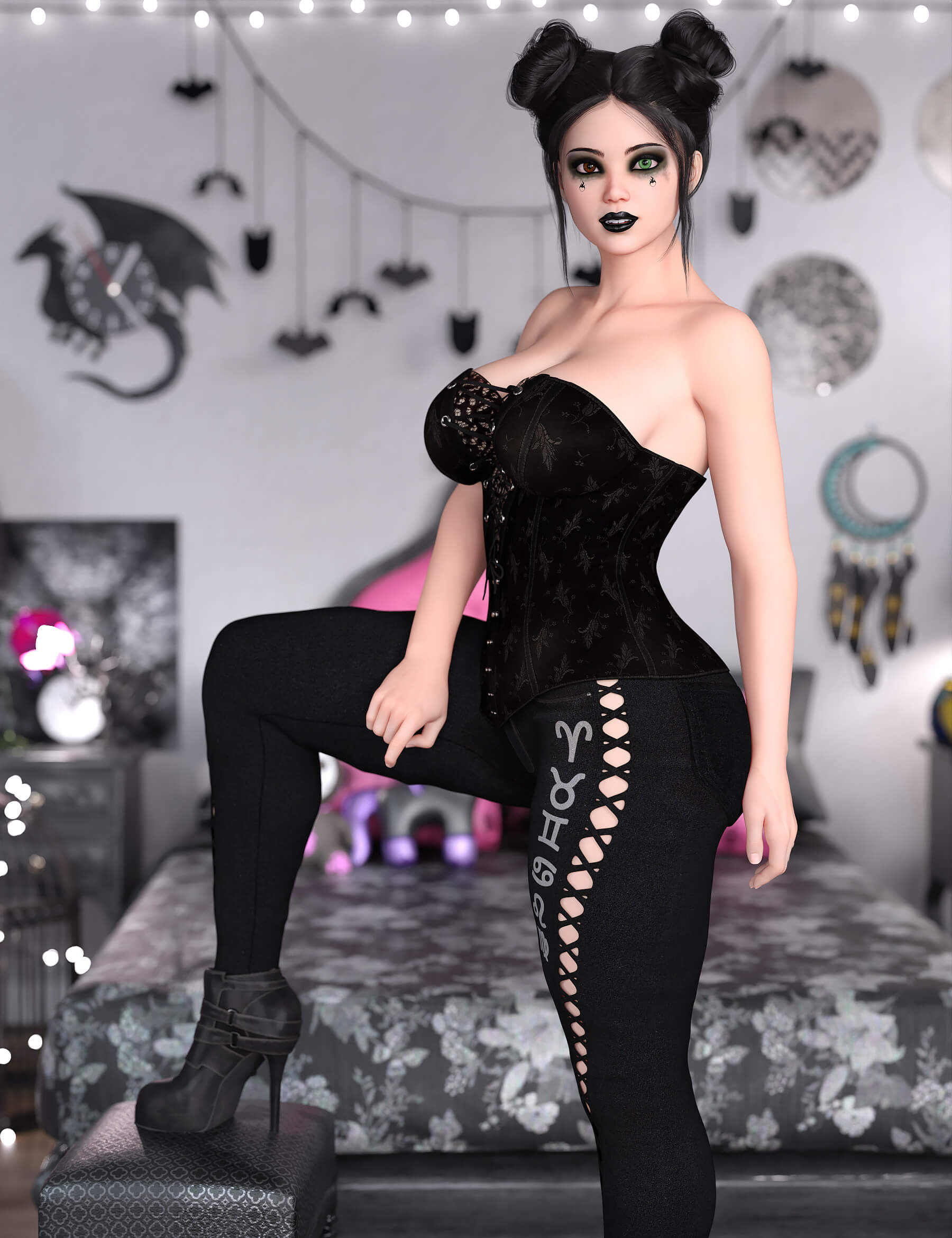 Niko and Niko Hair for Genesis 8 Female - Daz Content by Dumitas