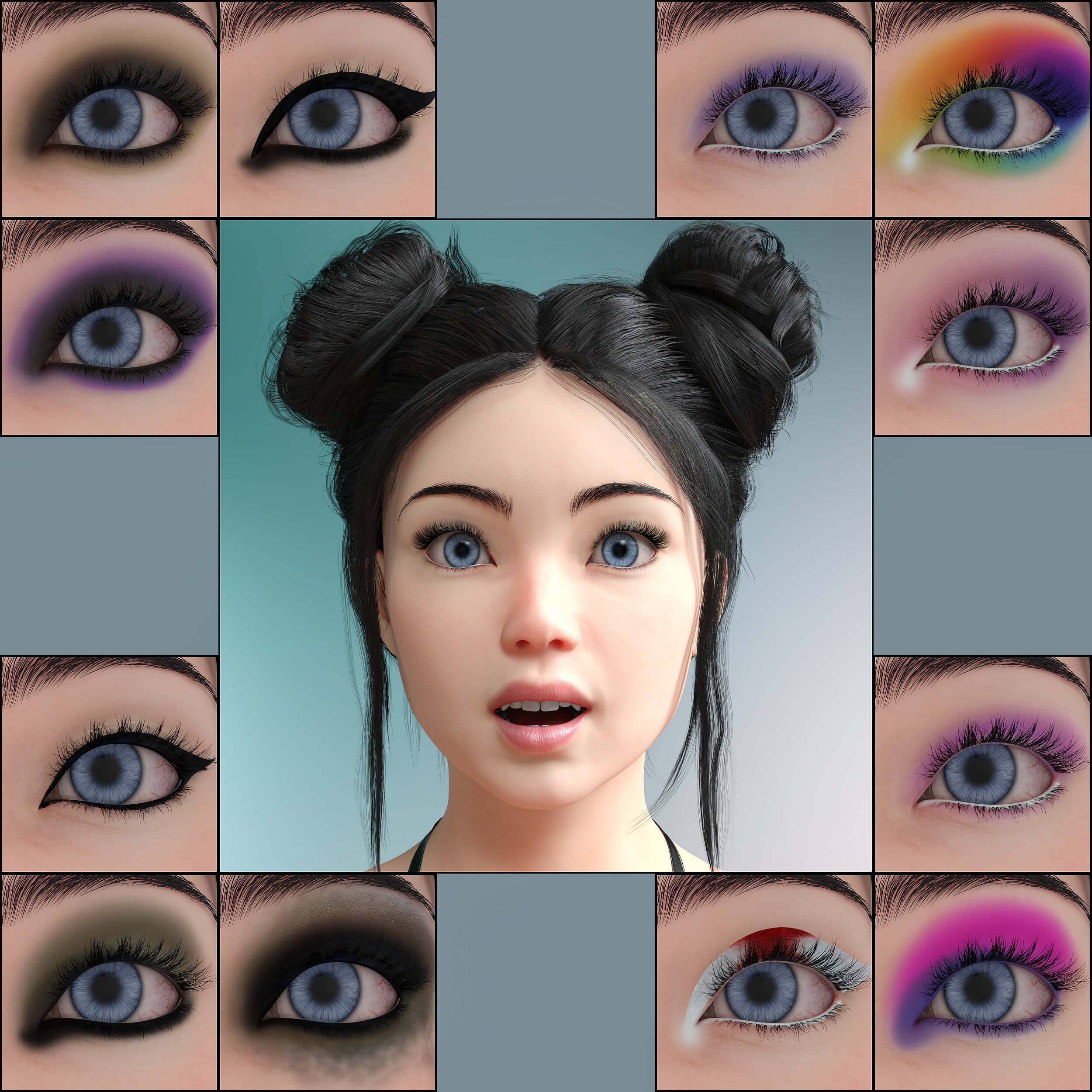 Niko and Niko Hair for Genesis 8 Female - Daz Content by Dumitas