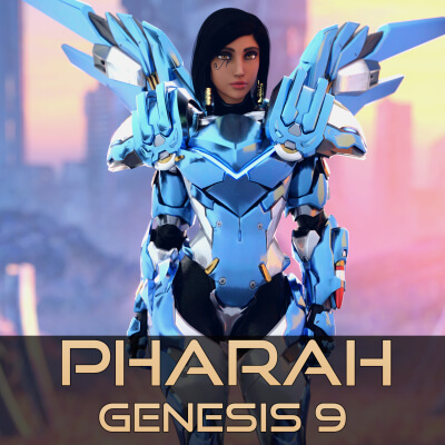 Pharah for Genesis 9 - Daz Content by Dumitas
