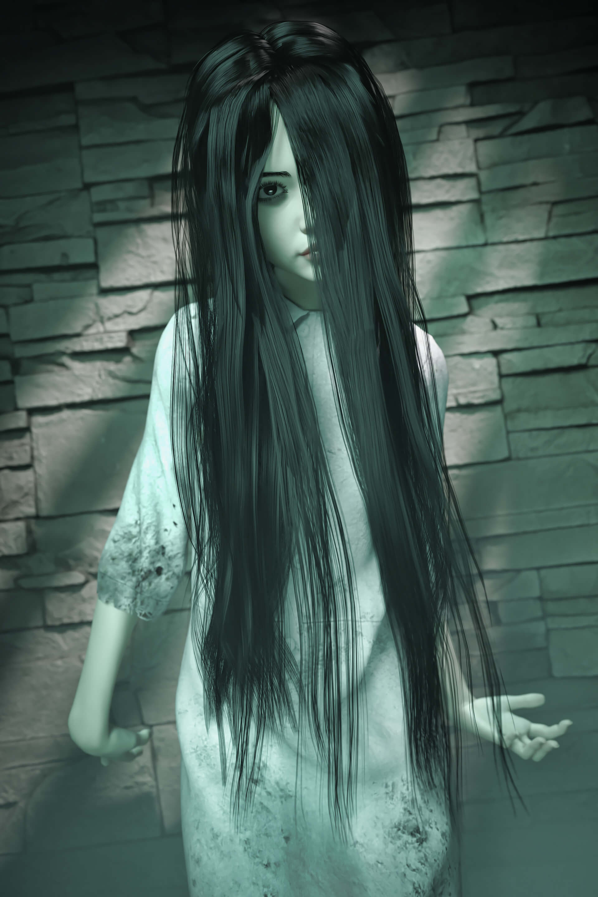 Sadako for Genesis 8 Female - Daz Content by Dumitas