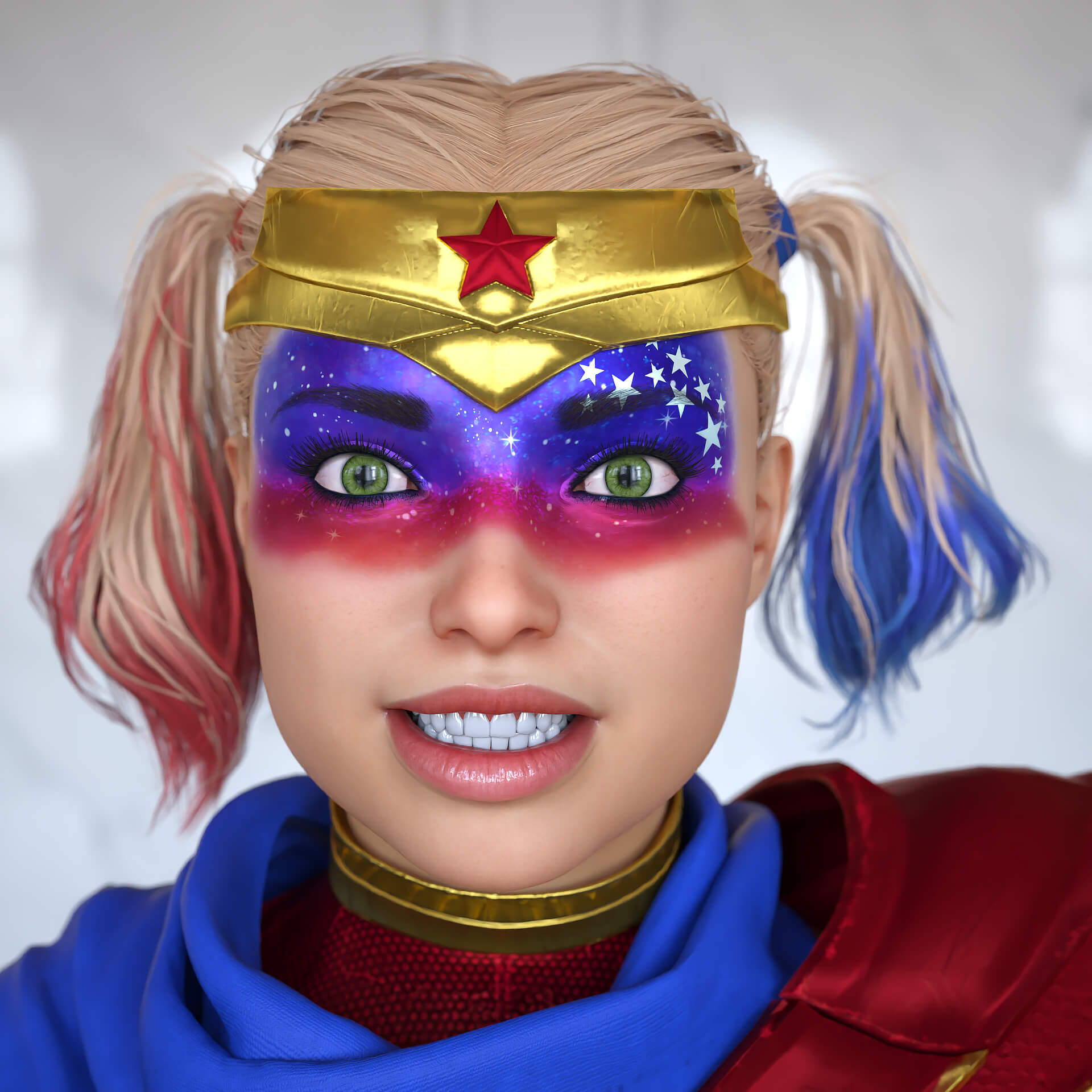 Wonder Harley Quinn for Genesis 8 Female - Daz Content by Dumitas