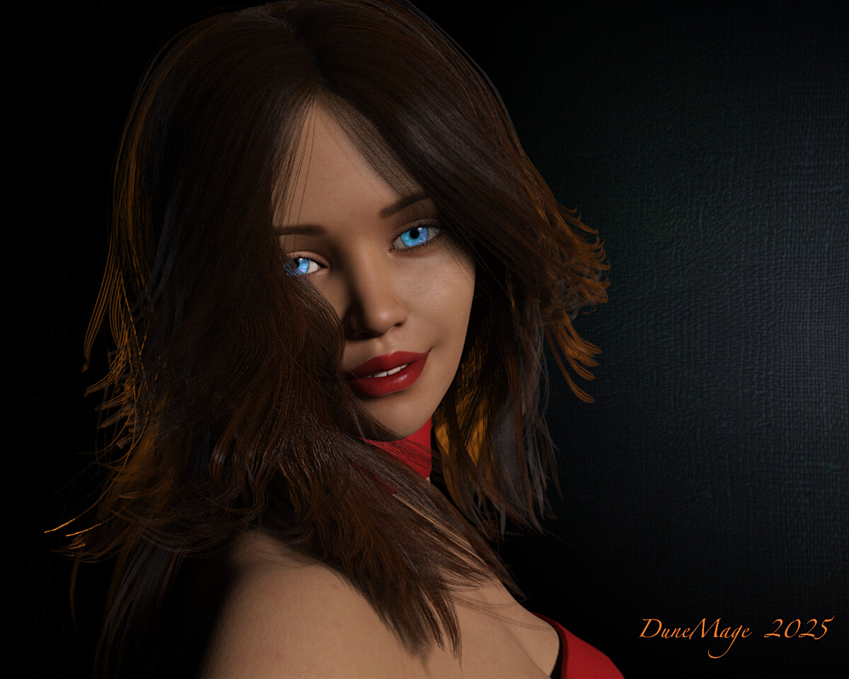 Zoe 3D Render, Digital Art by DuneMage