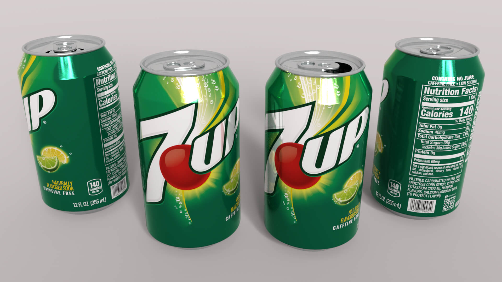 7Up - Soda Can Material Daz Content by dwrgames