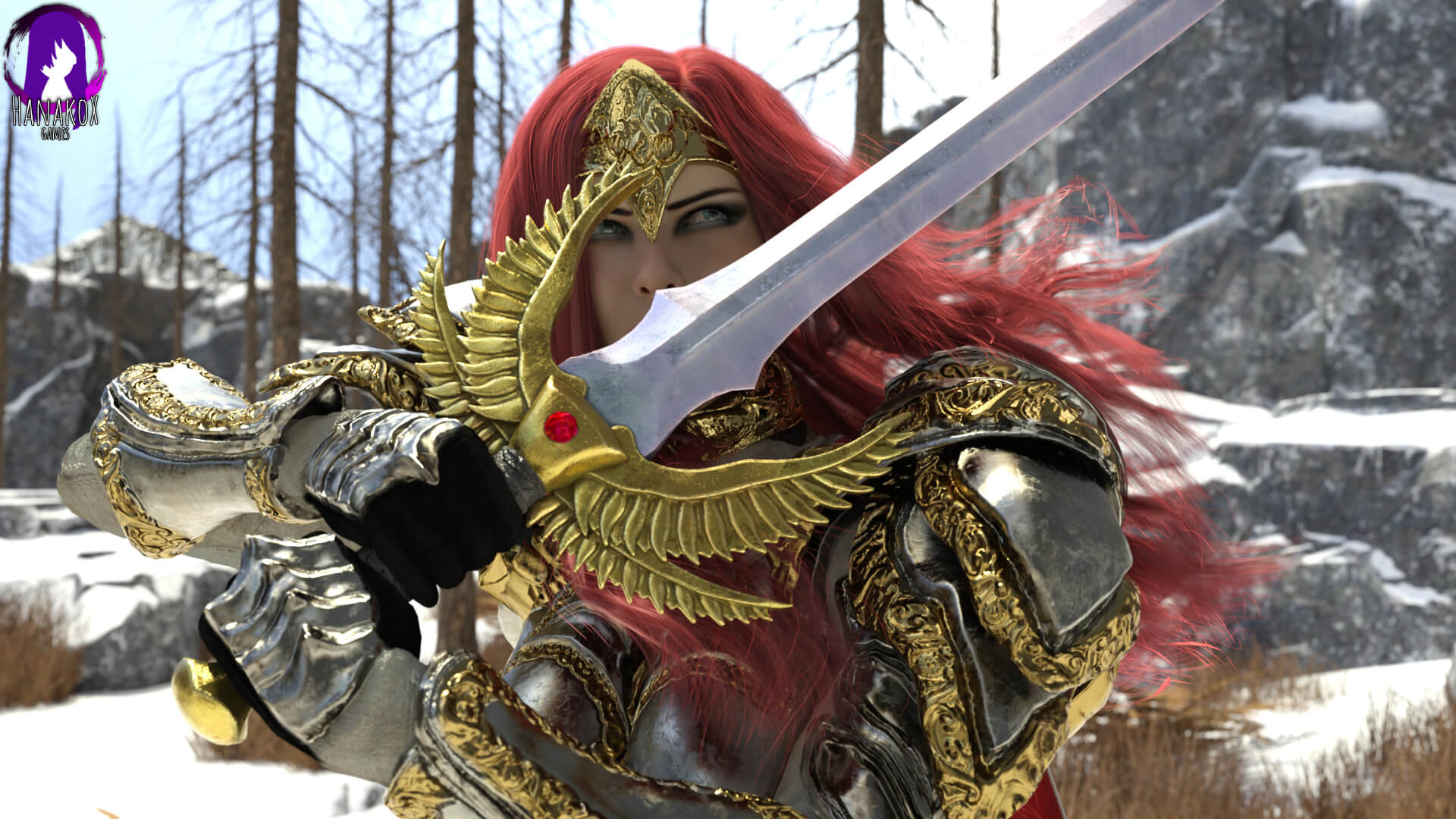 Angelic Sword - Divine & Corrupted Variants Daz Content by dwrgames