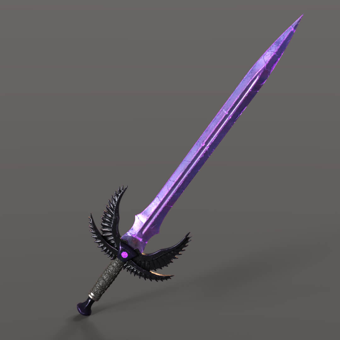 Angelic Sword - Divine & Corrupted Variants Daz Content by dwrgames