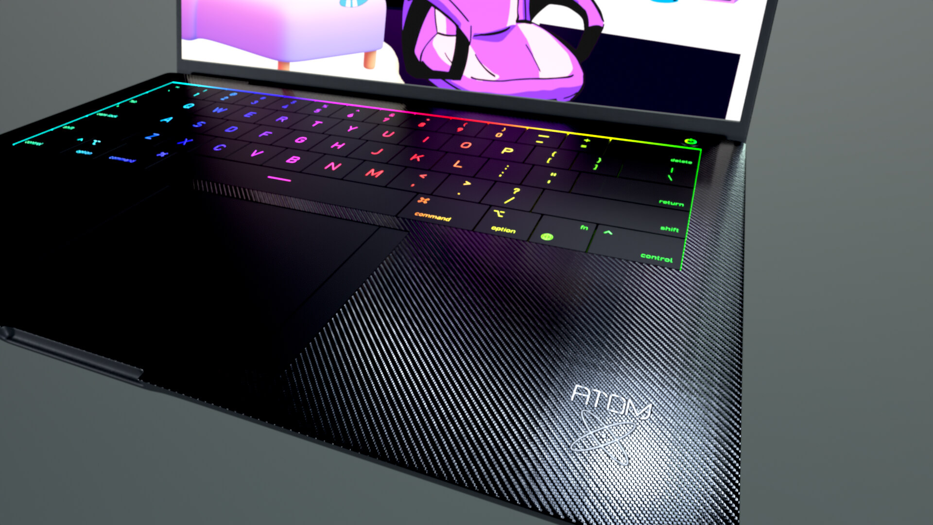 Atom X12 Laptop - Daz Content by dwrgames