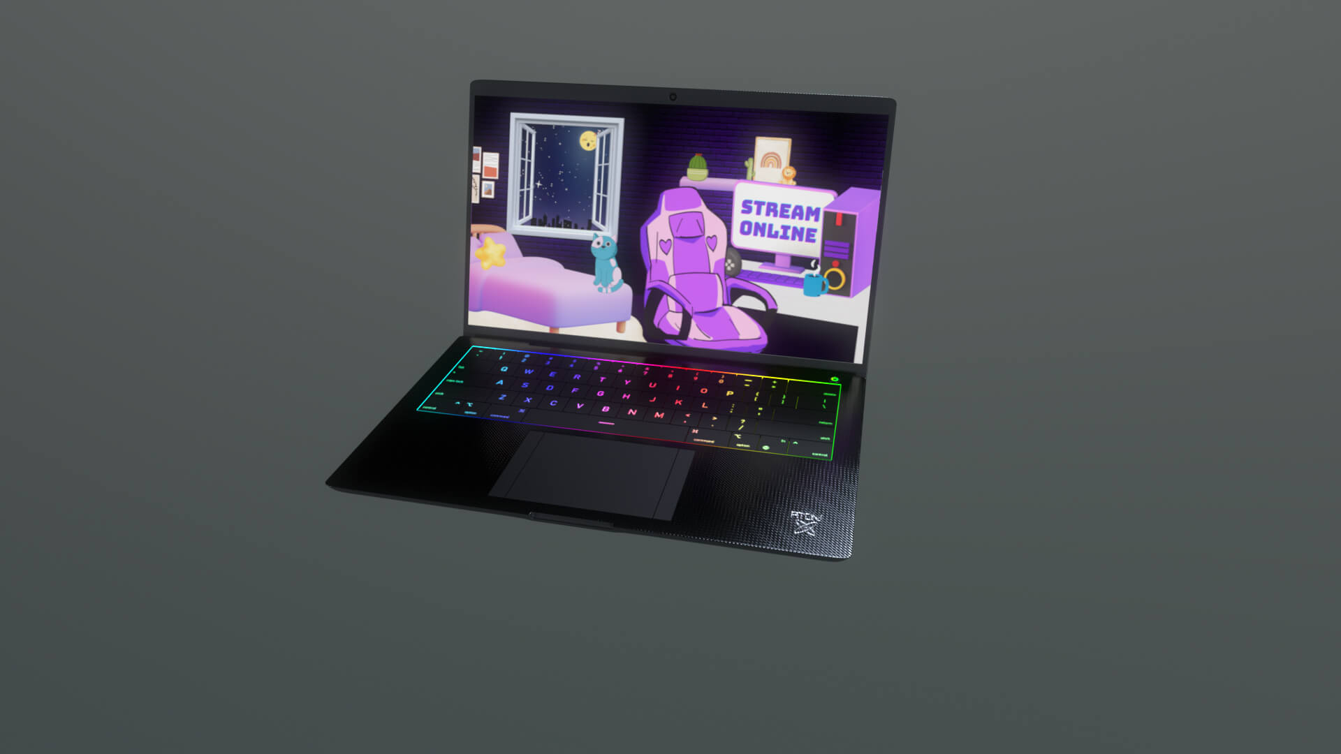 Atom X12 Laptop - Daz Content by dwrgames