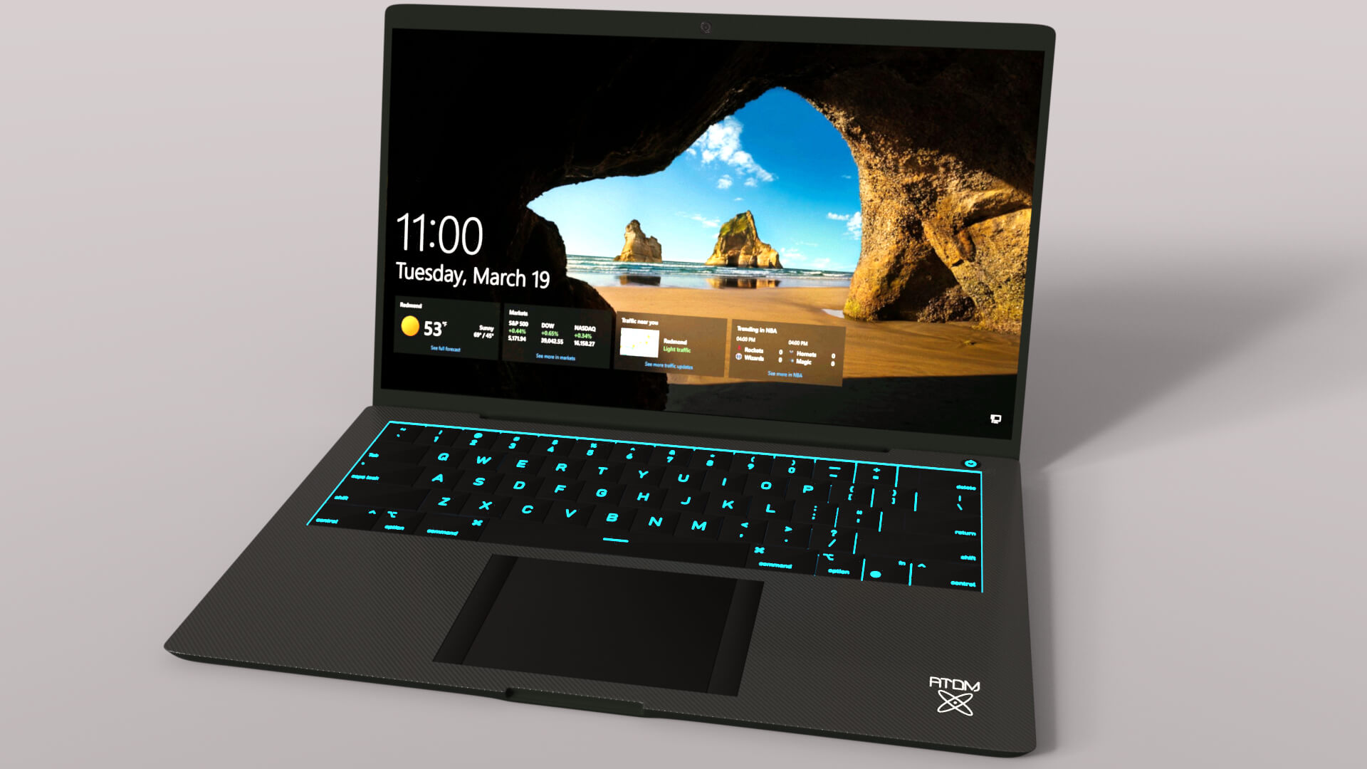 Atom X12 Laptop - Daz Content by dwrgames