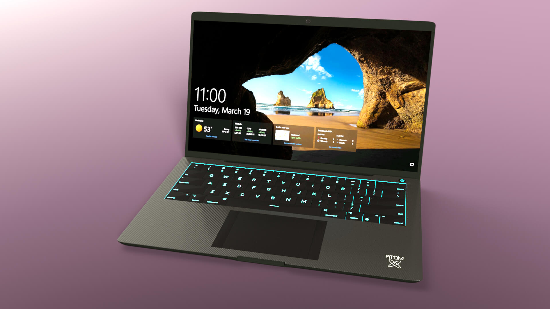 Atom X12 Laptop - Daz Content by dwrgames