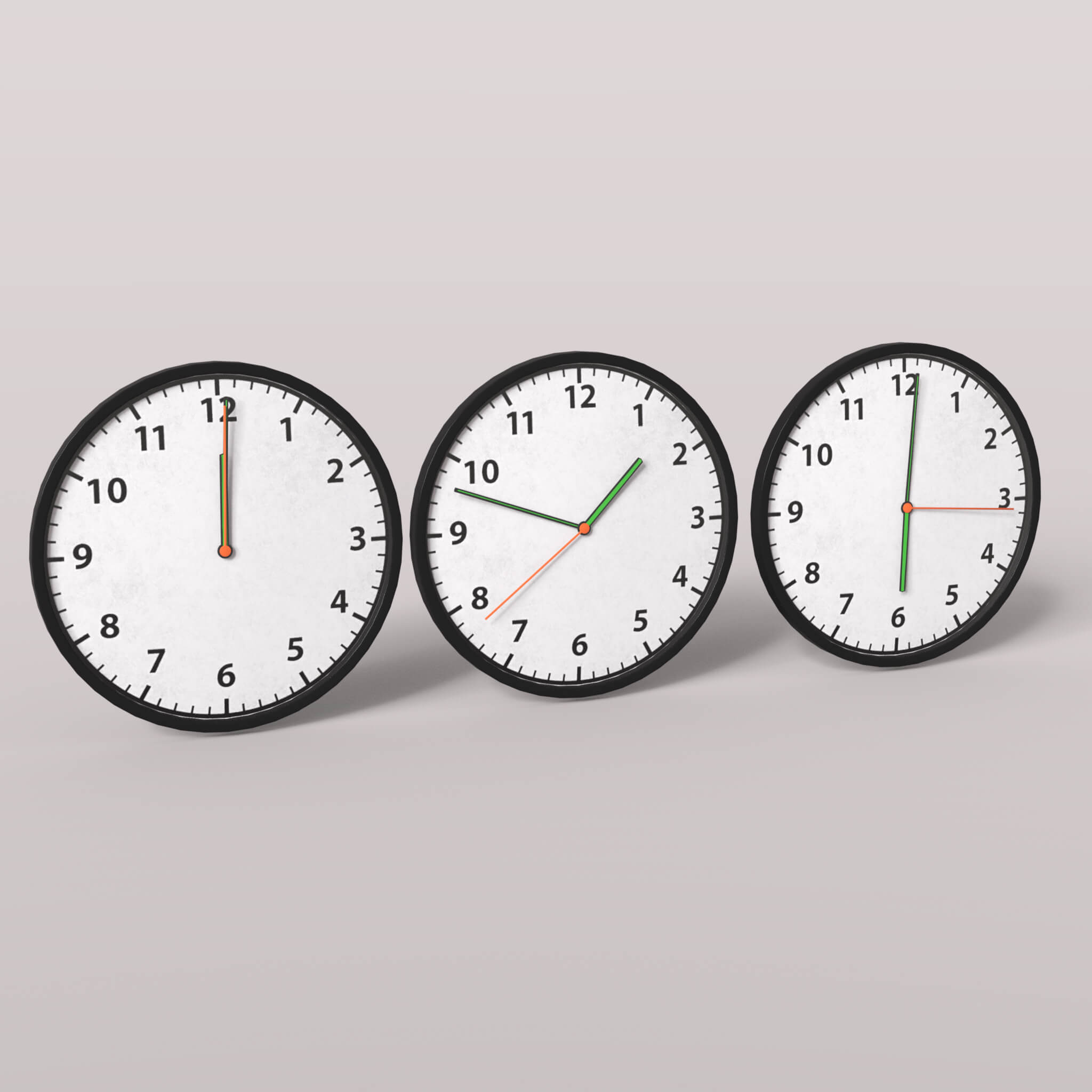 Classroom Wall Clock - Daz Content by dwrgames