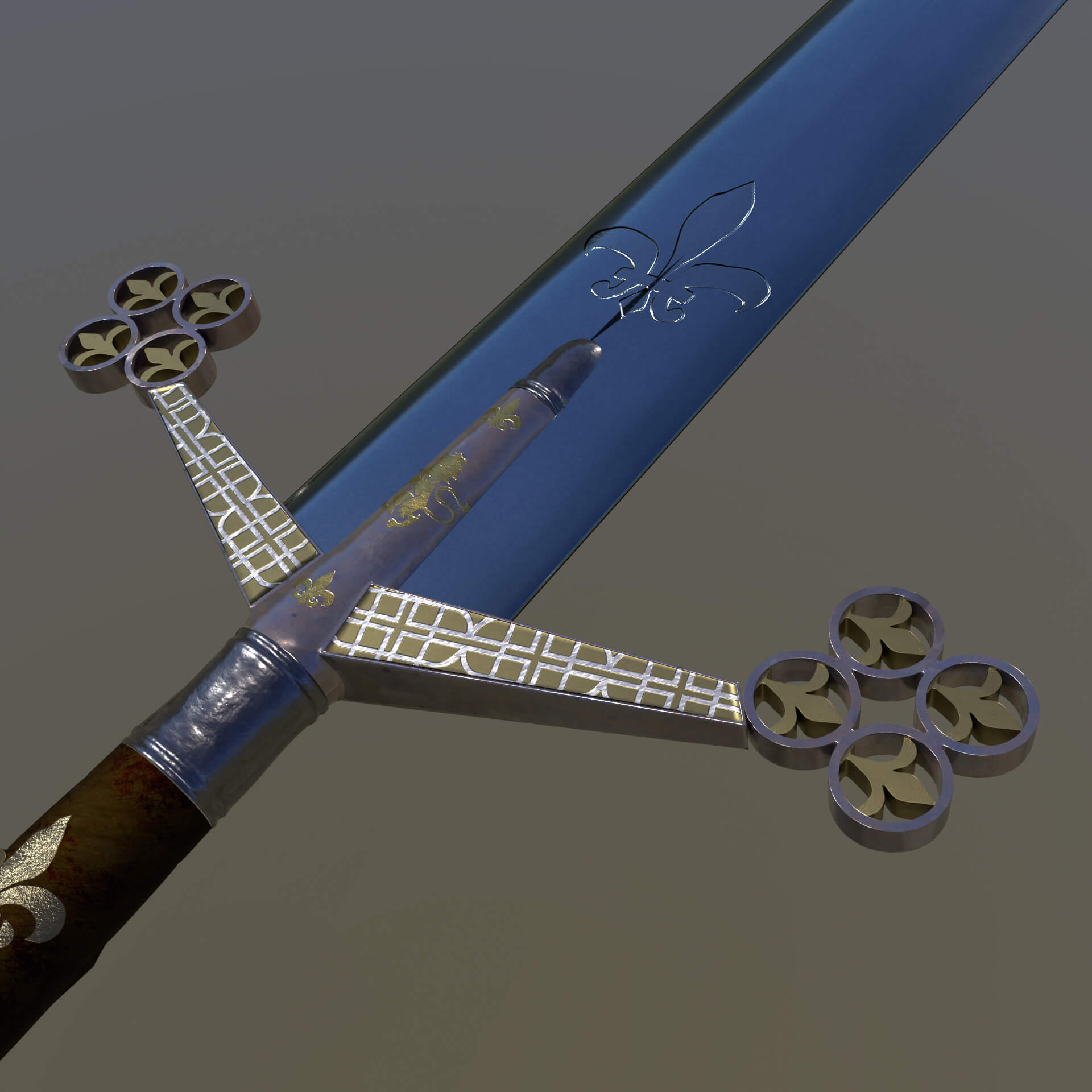 Claymore Longsword - Daz Content by dwrgames
