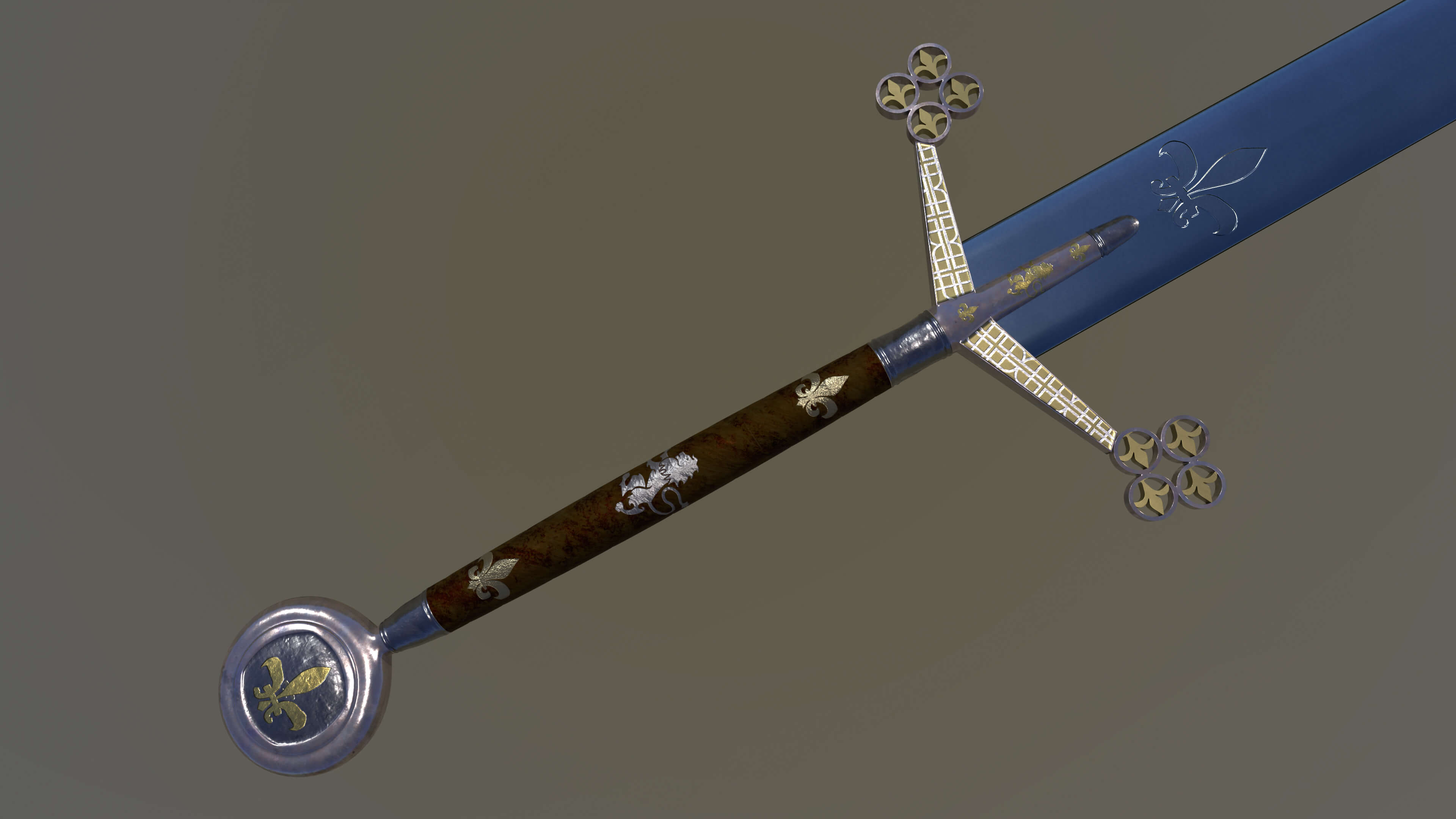 Claymore Longsword - 3D Model by dwrgames