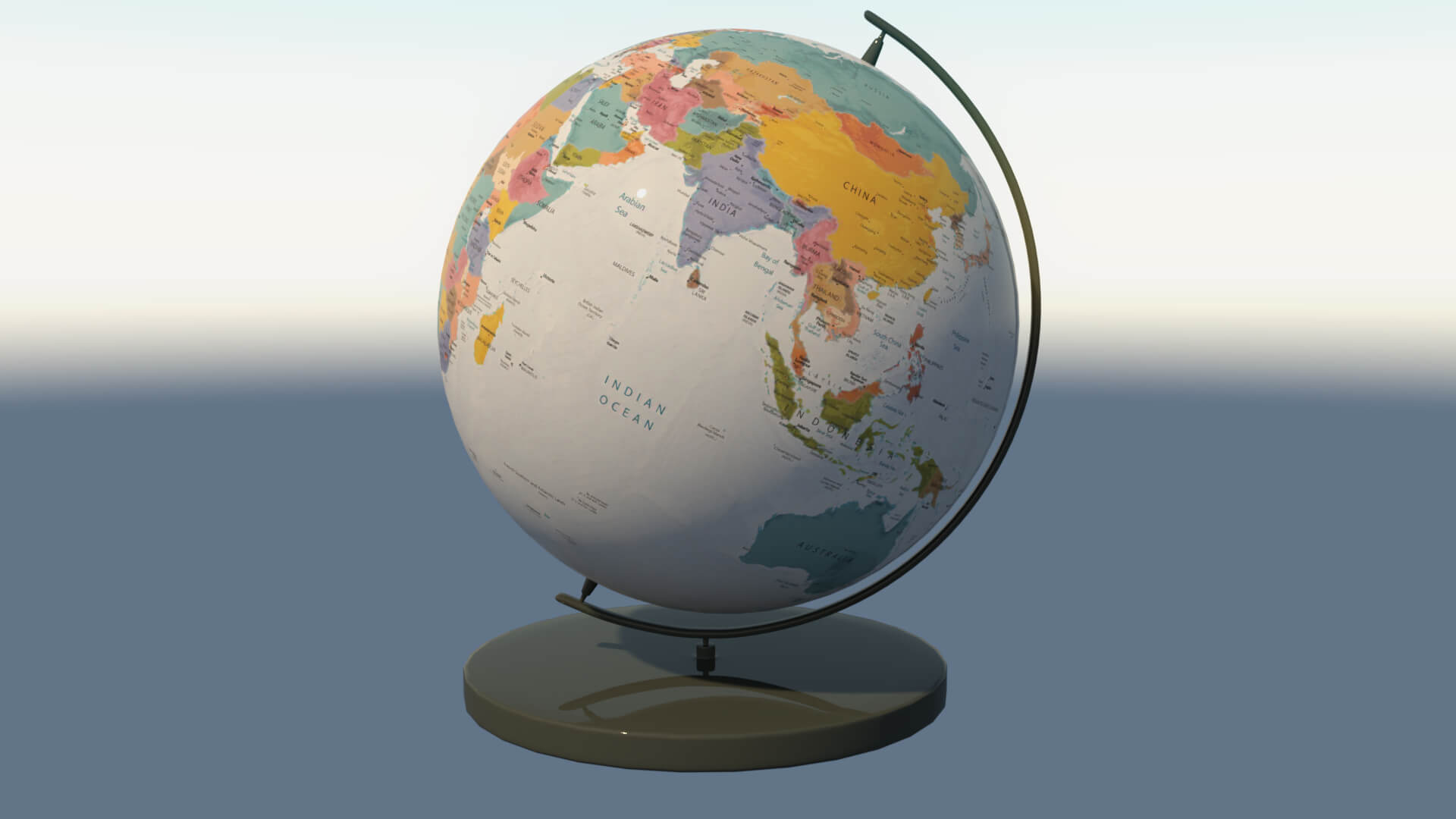 Desk Globe World Map - Daz Content by dwrgames
