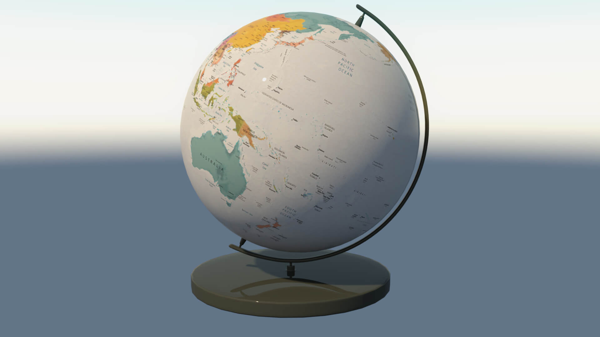 Desk Globe World Map - Daz Content by dwrgames