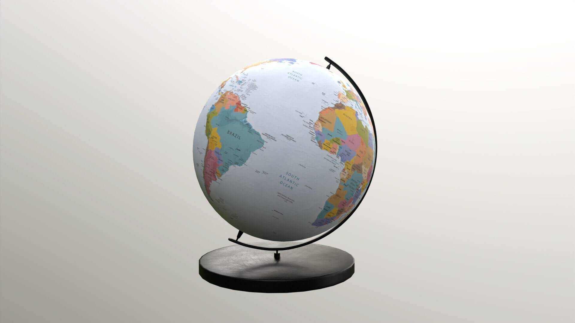 Desk Globe World Map - Daz Content by dwrgames