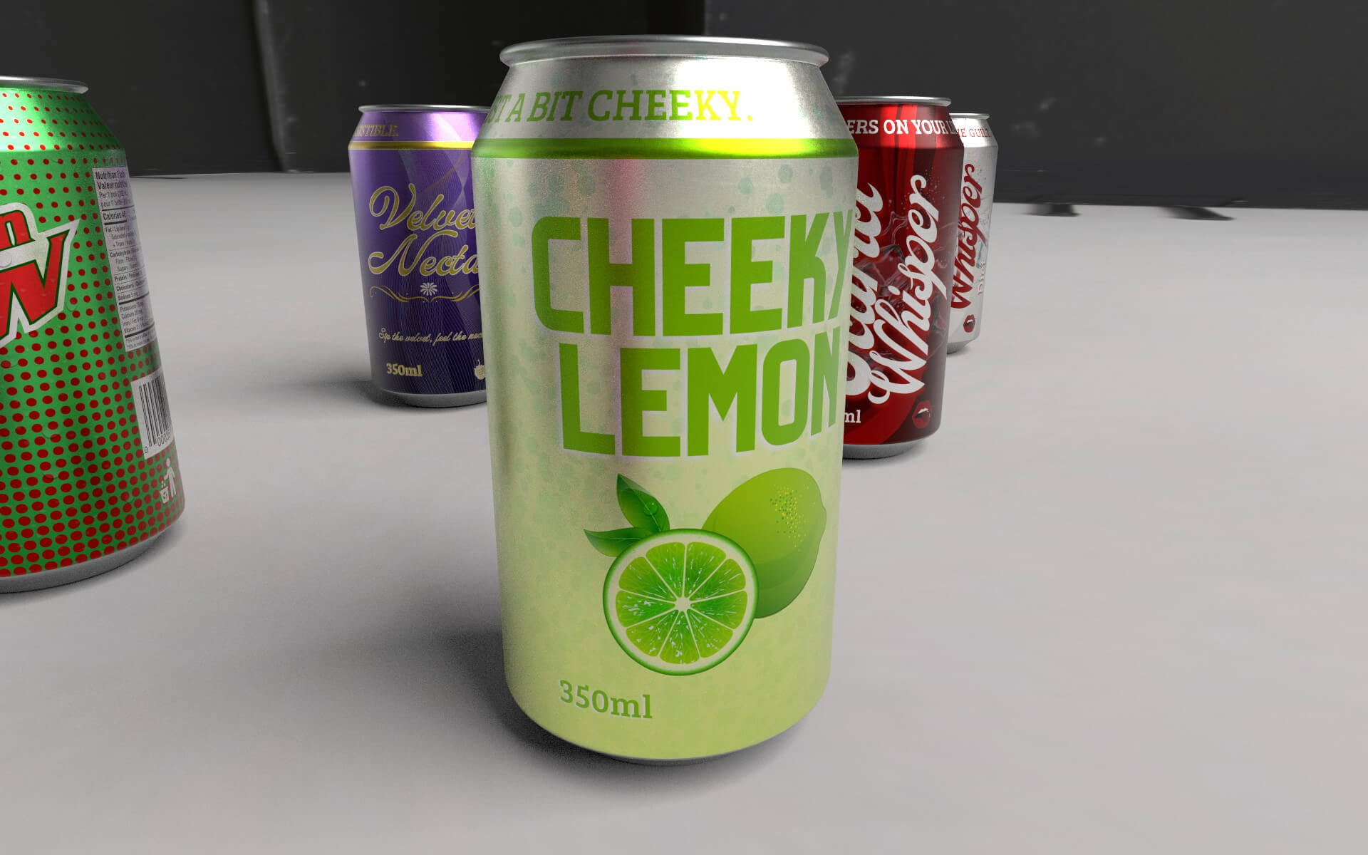 Soda Can Collection - 10 Flavors Daz Content by dwrgames