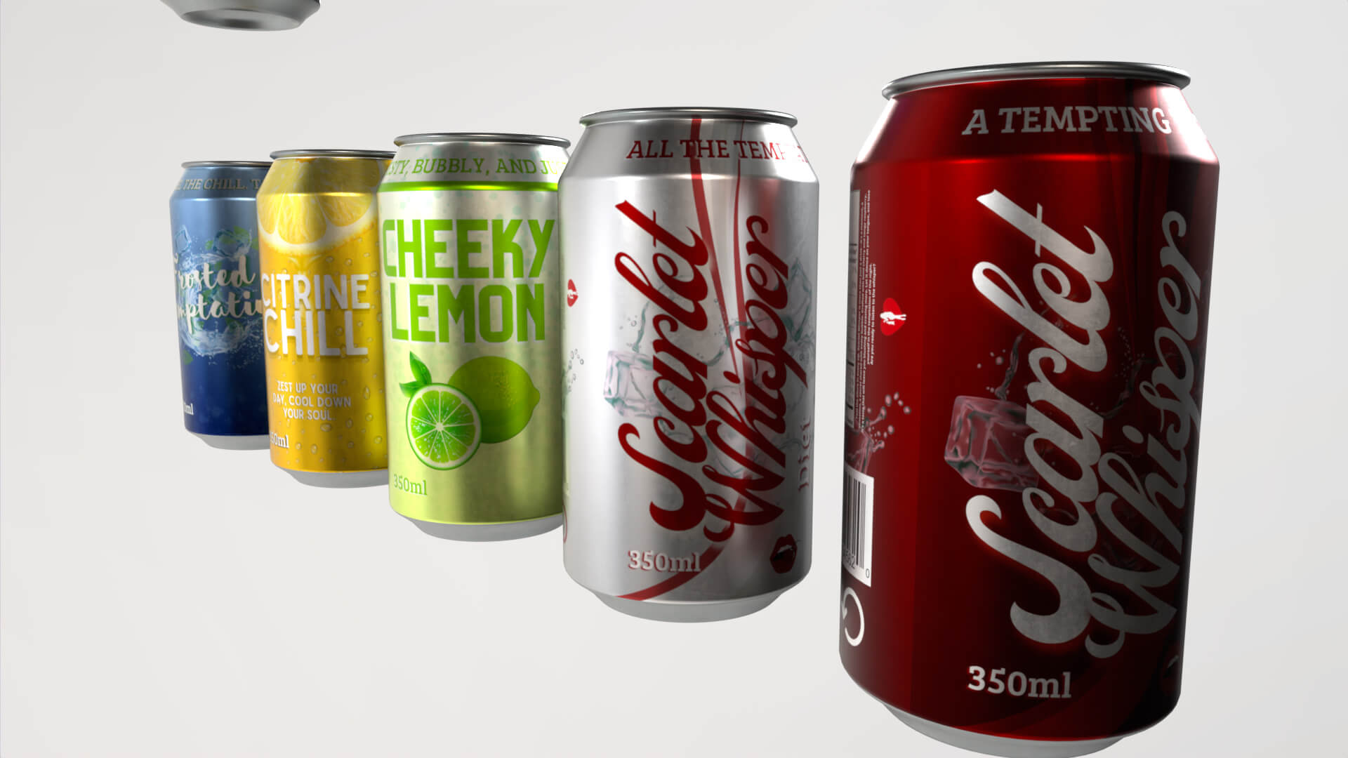 Soda Can Collection - 10 Flavors Daz Content by dwrgames