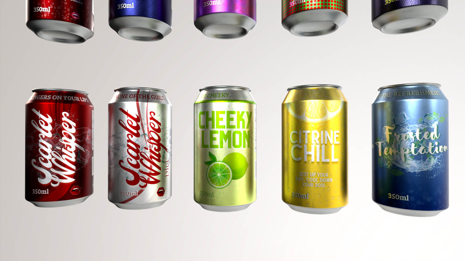 Soda Can Collection - 10 Flavors Daz Content by dwrgames