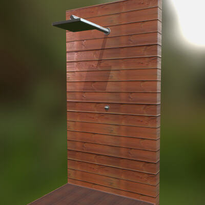 Outdoor Backyard Shower - 3D Model by dwrgames