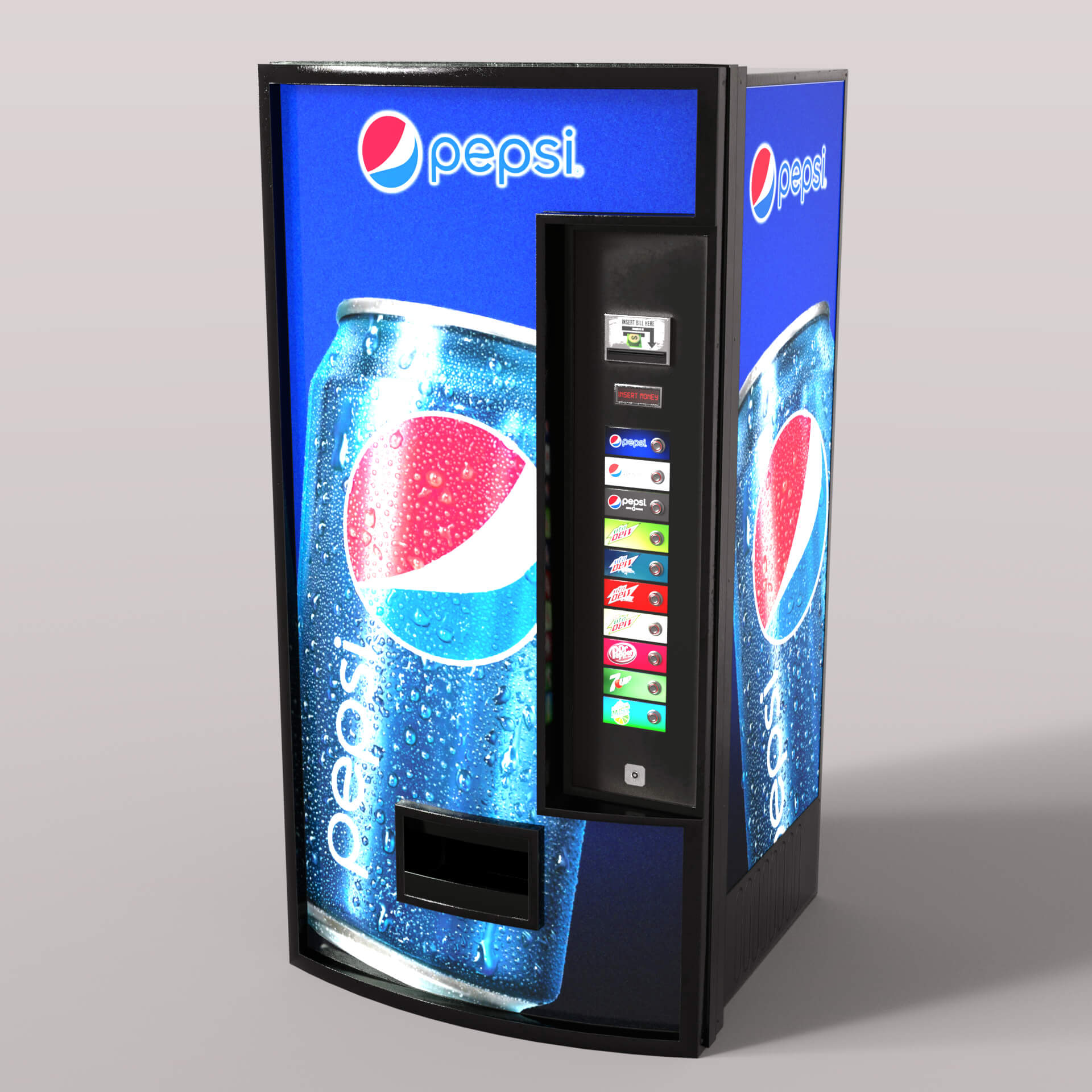 Pepsi Vending Machine (Material Pack) - Daz Content by dwrgames