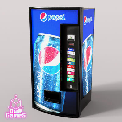 Pepsi Vending Machine (Material Pack) - Daz Content by dwrgames