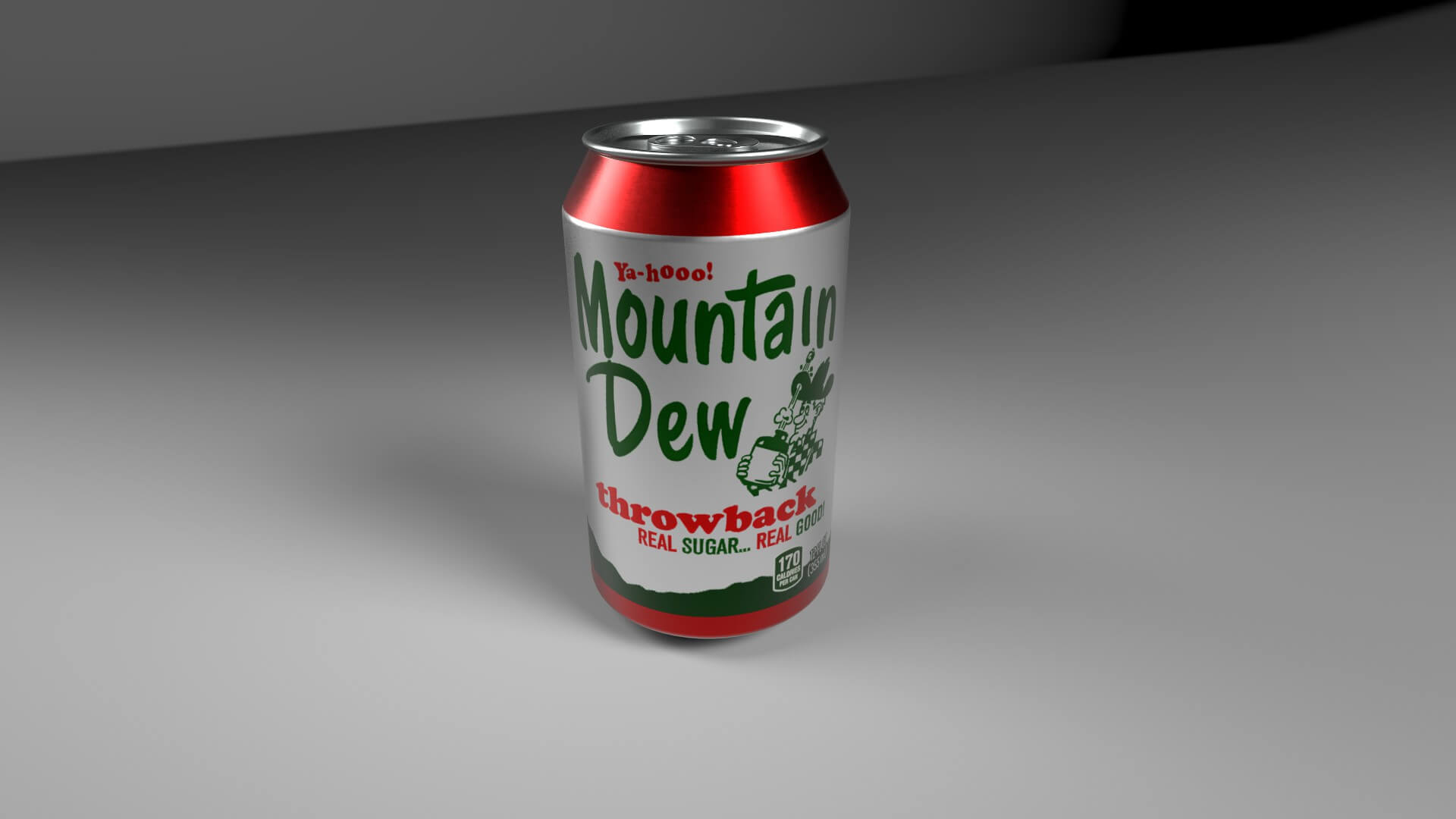 Mountain Dew Throwback - Soda Can Material Daz Content by dwrgames