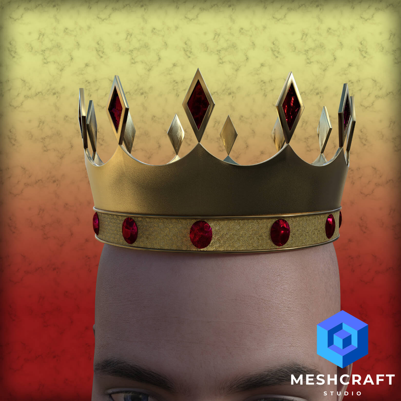 Royal Crown (Wearable) - Daz Content by dwrgames