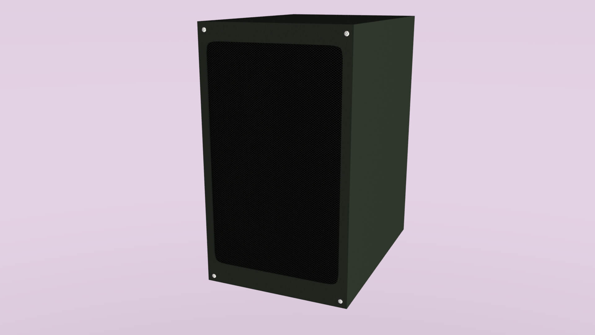 Speaker Box (6 Color Variations) - Free Daz Content by dwrgames