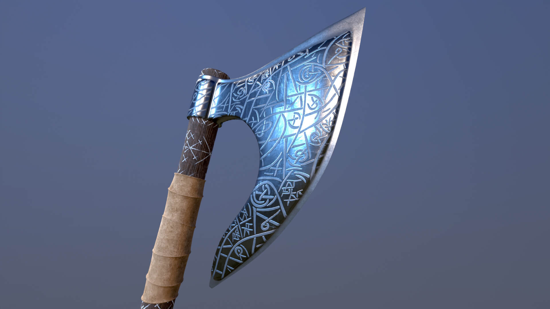 Viking Rune Ax - Daz Content by dwrgames