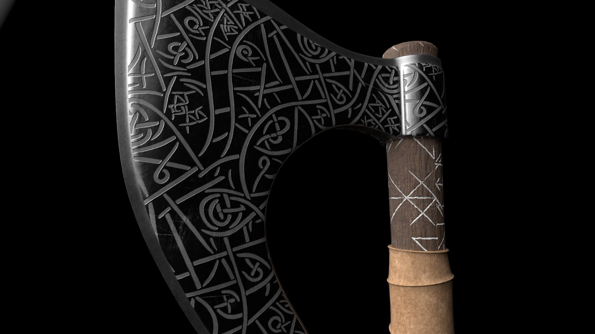 Viking Rune Ax - Daz Content by dwrgames