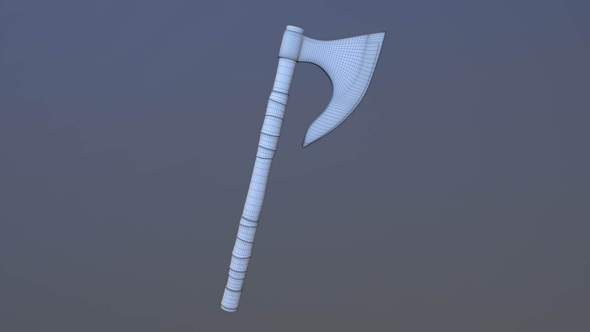 Viking Rune Ax - 3D Model by dwrgames