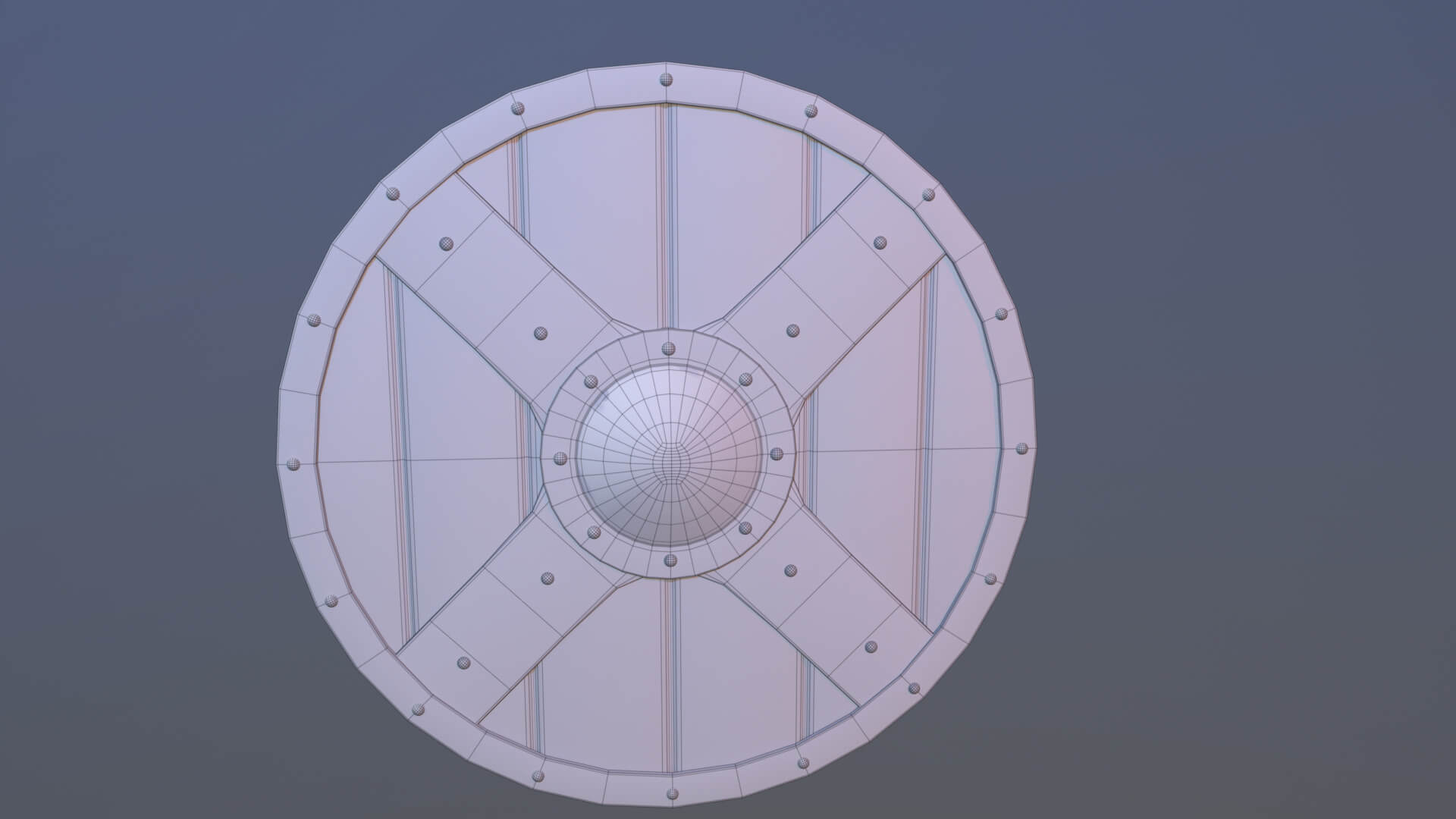 Viking Shield 2 - Free 3D Model by dwrgames
