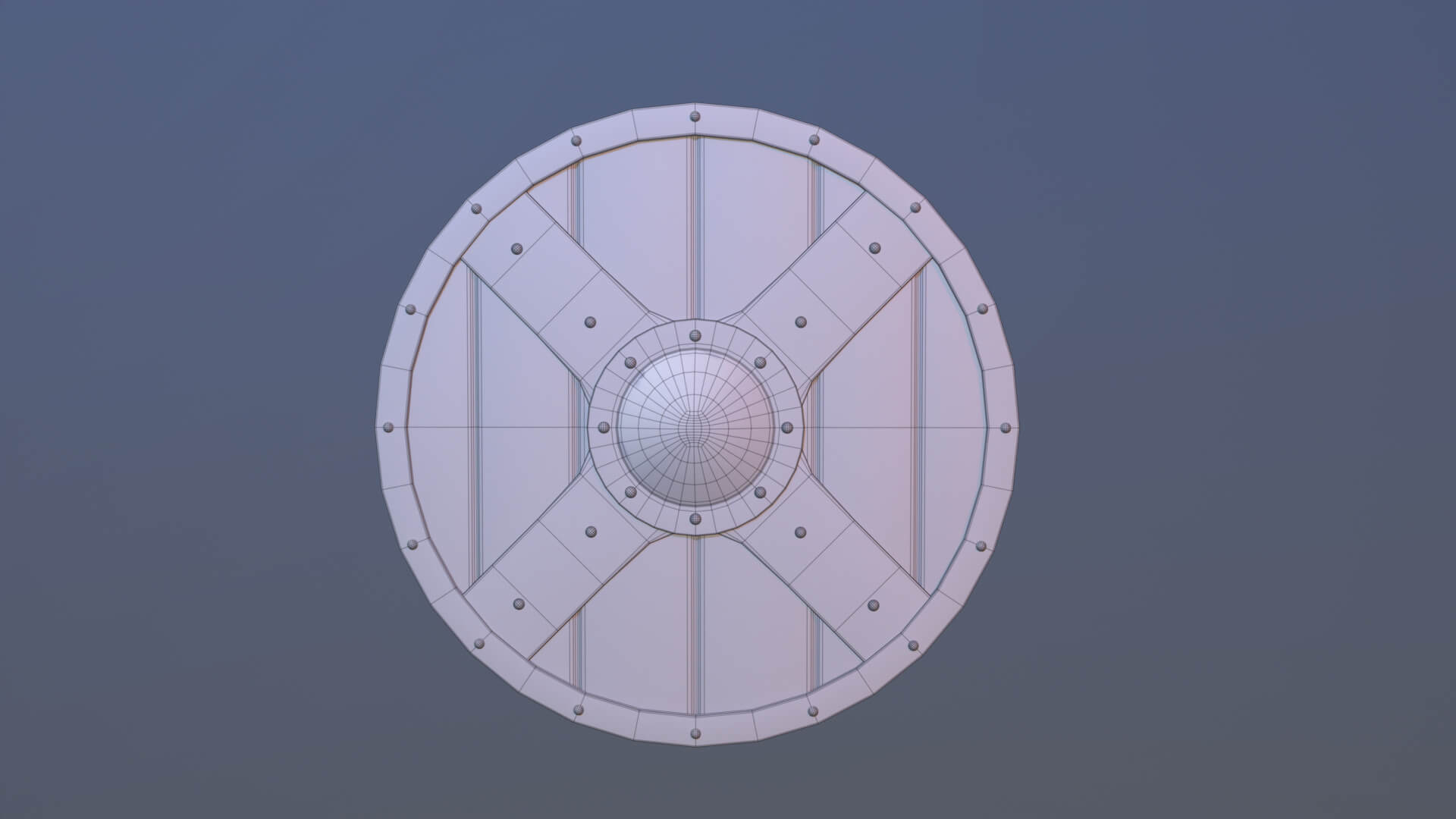 Viking Shield 2 - Free 3D Model by dwrgames