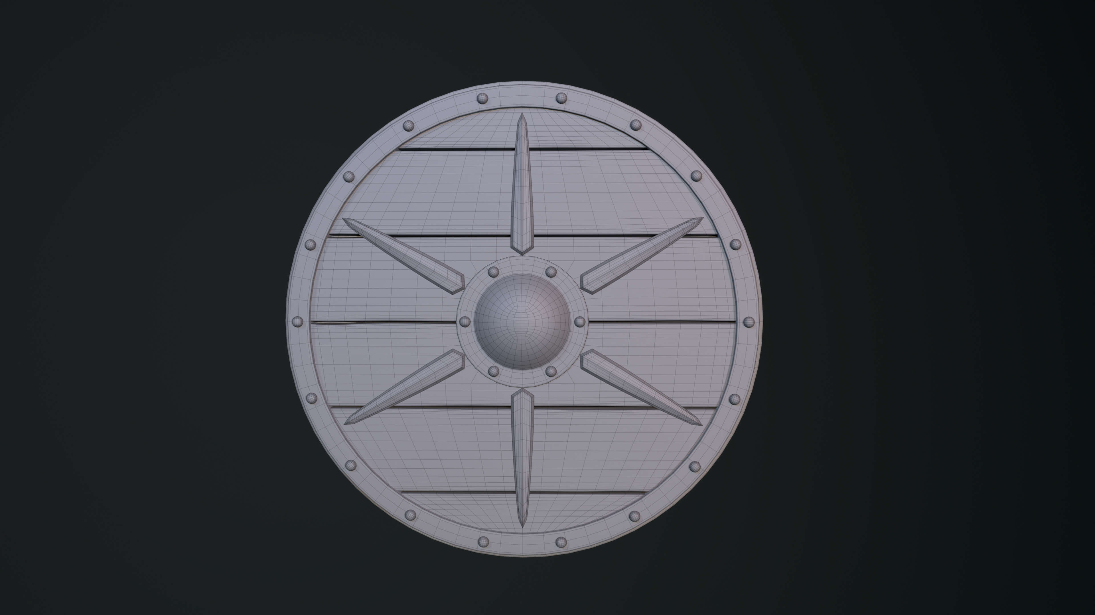 Viking Shield - Free 3D Model by dwrgames