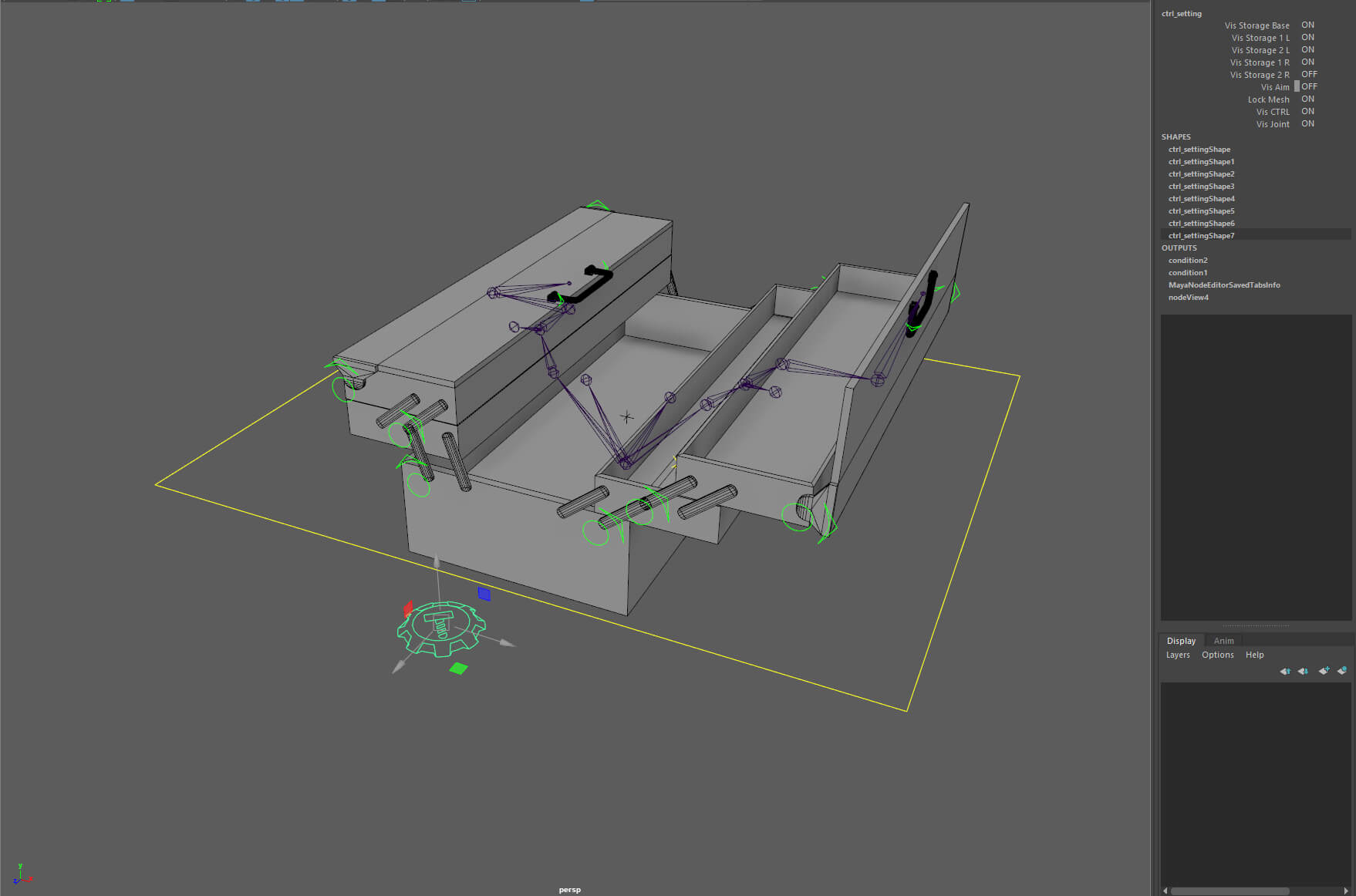 Toolbox Rigged Low Poly - 3D Model by dylannj
