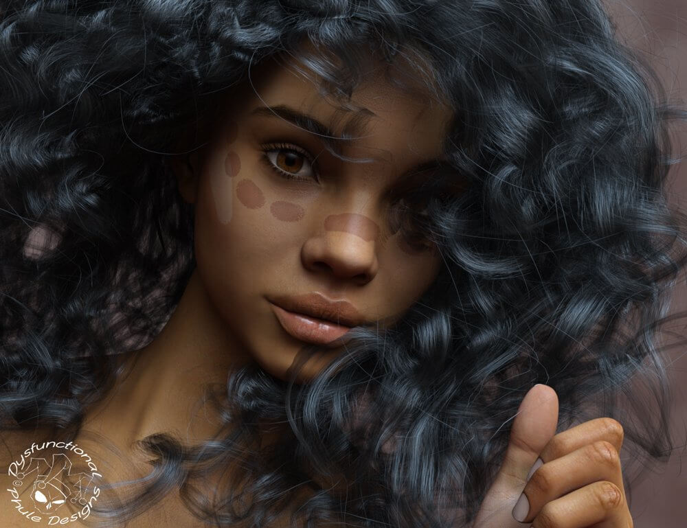 Sapphire 3D Render, Digital Art by Dys