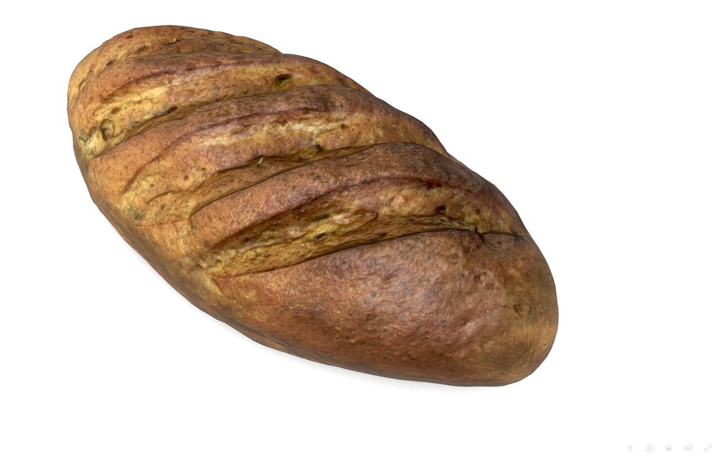 Bread Loaf - 3D Model by e_mod