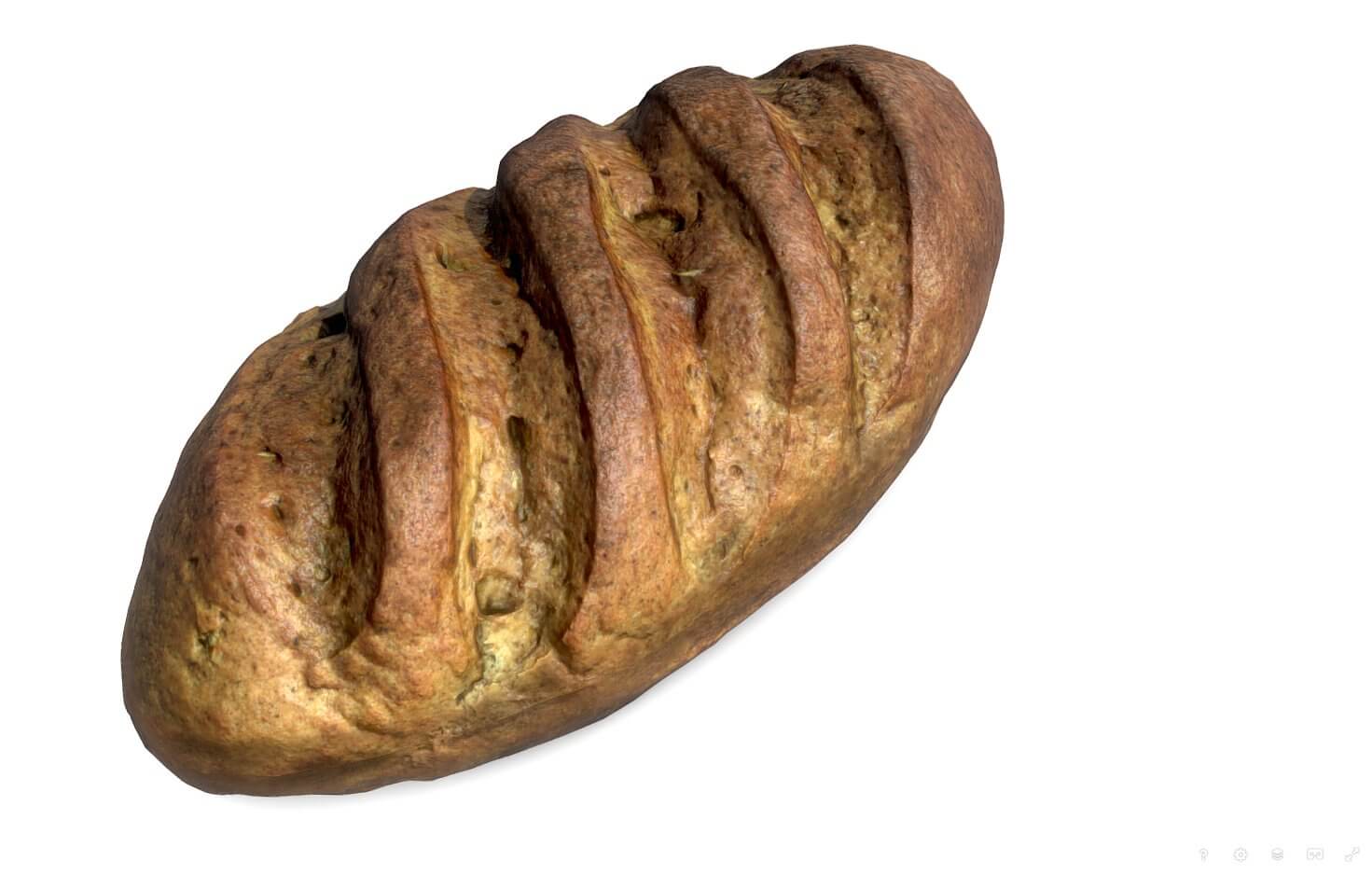 Bread Loaf - 3D Model by e_mod
