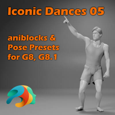 Iconic Dance 05 - Daz Content by E-Motion