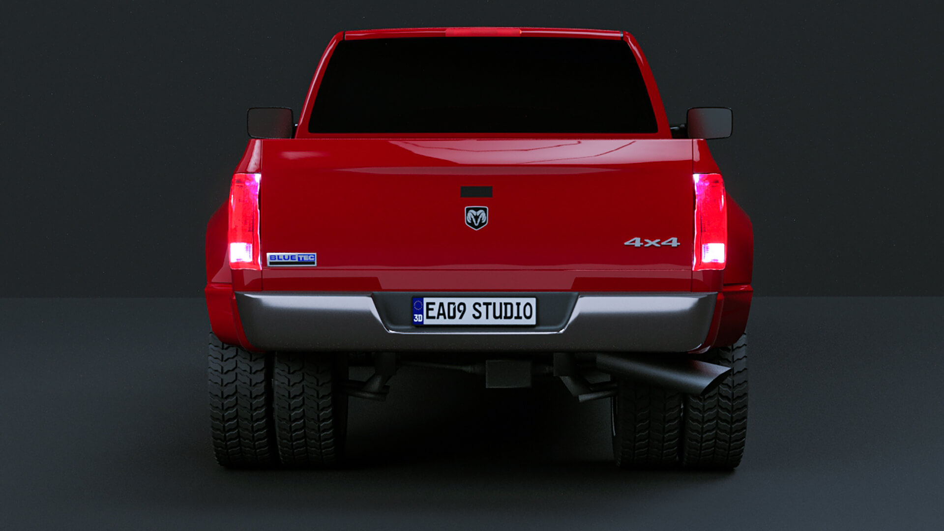 2005 Dodge Ram 3500 - 3D Model by EA09studio
