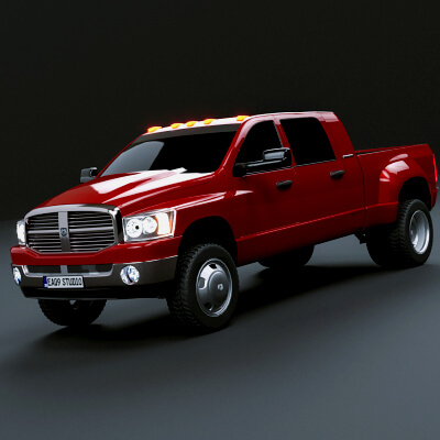 2005 Dodge Ram 3500 - 3D Model by EA09studio