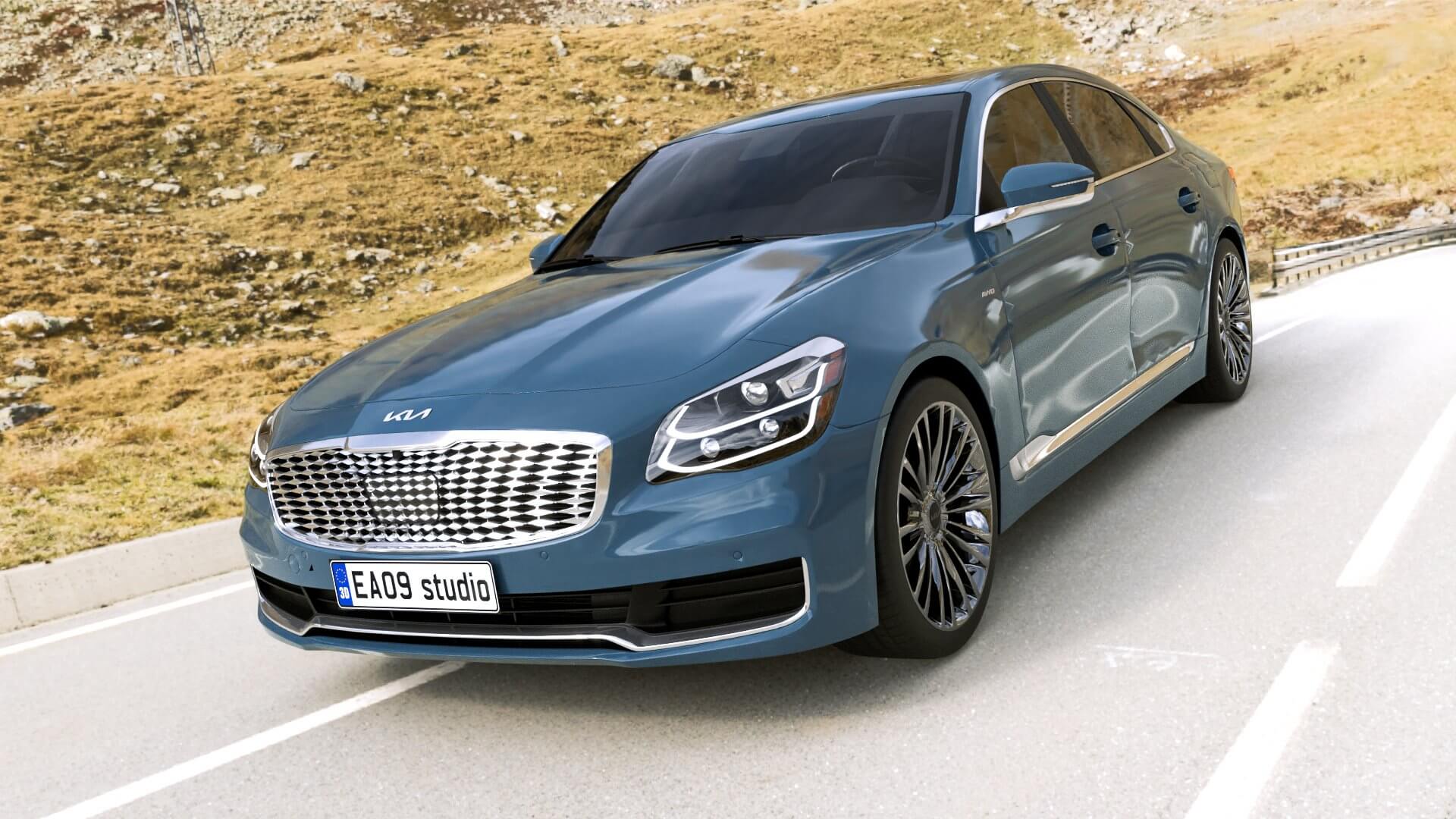 2020 Kia K900 - 3D Model by EA09studio