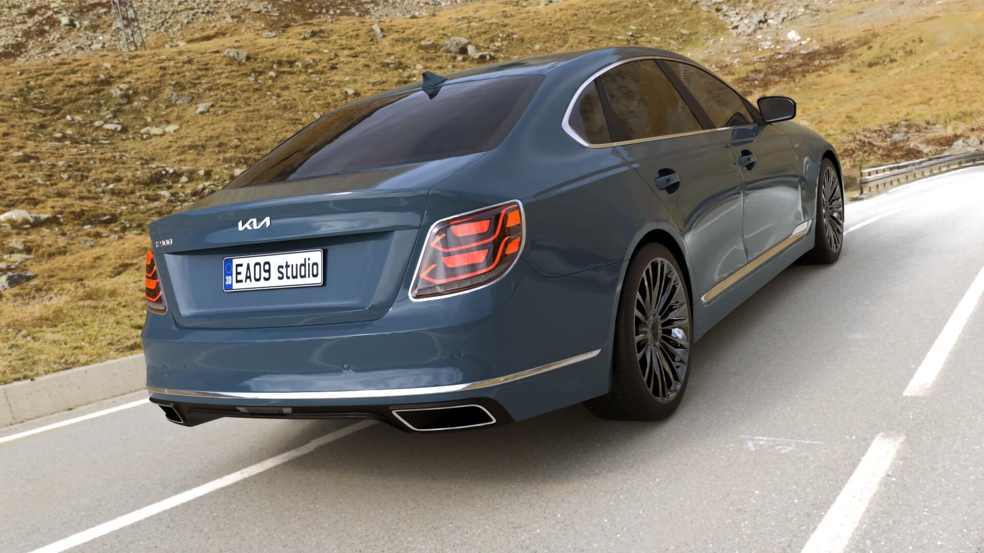 2020 Kia K900 - 3D Model by EA09studio