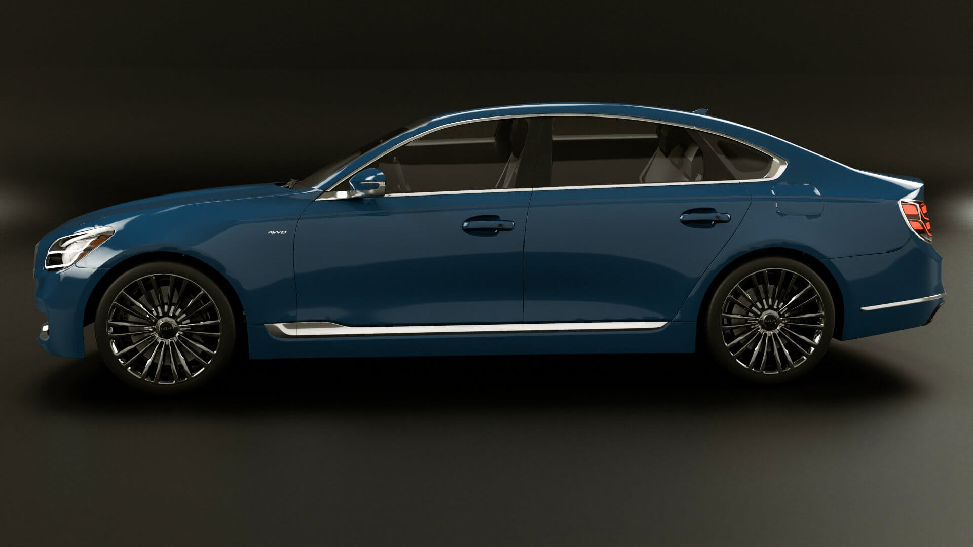 2020 Kia K900 - 3D Model by EA09studio